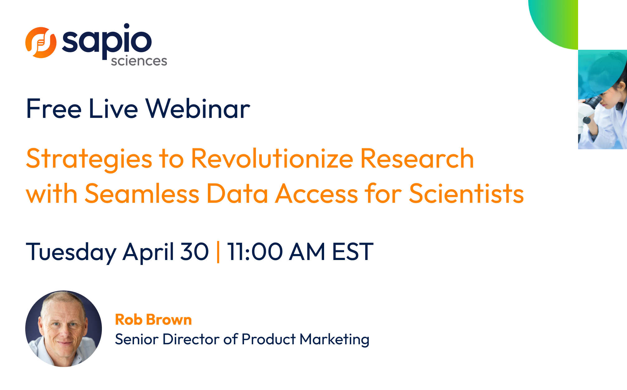 Strategies to Revolutionize Research with Seamless Data Access for Scientists - Free Live ...